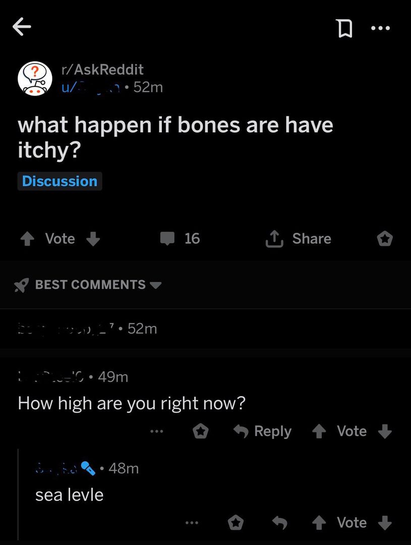 Itchy bones | Scrolller