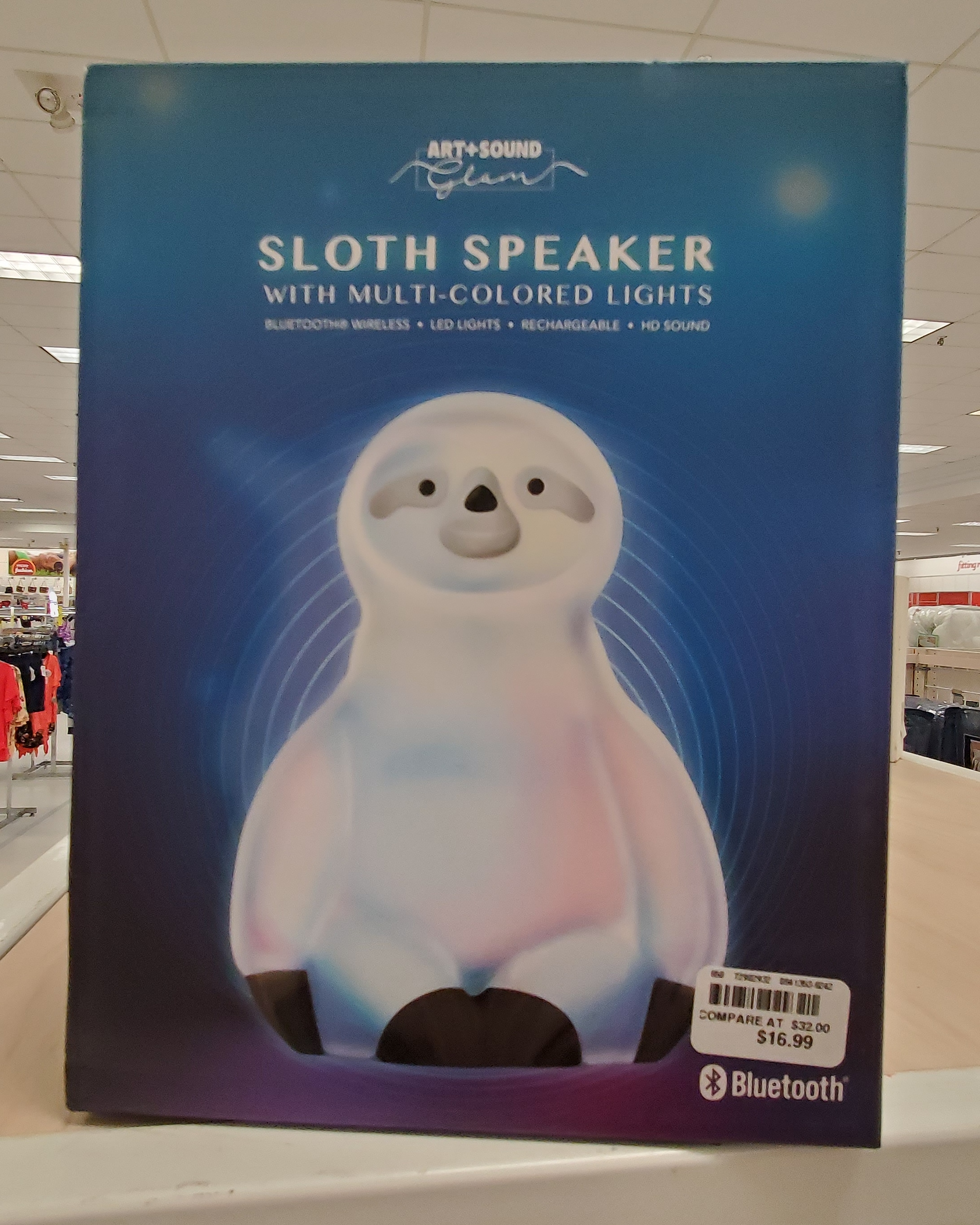 It's a sloth.... it's a speaker!!! Its a sloth speaker. #Bealls | Scrolller
