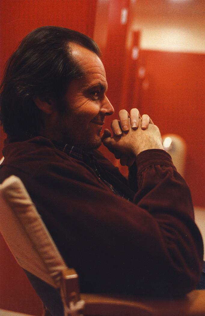 Jack Nicholson on the set of The Shining (1980) | Scrolller
