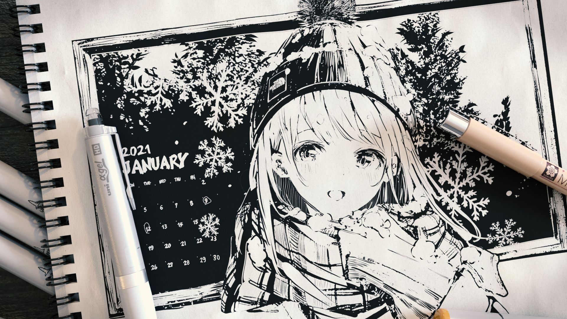 January by 羽ちゃ [Original] | Scrolller