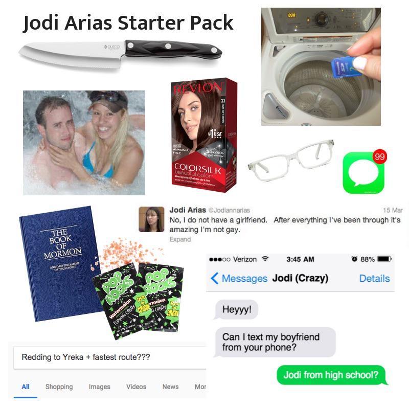 Jodi Arias Starter Pack | Scrolller