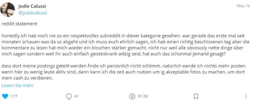 Jodie Statement | Scrolller