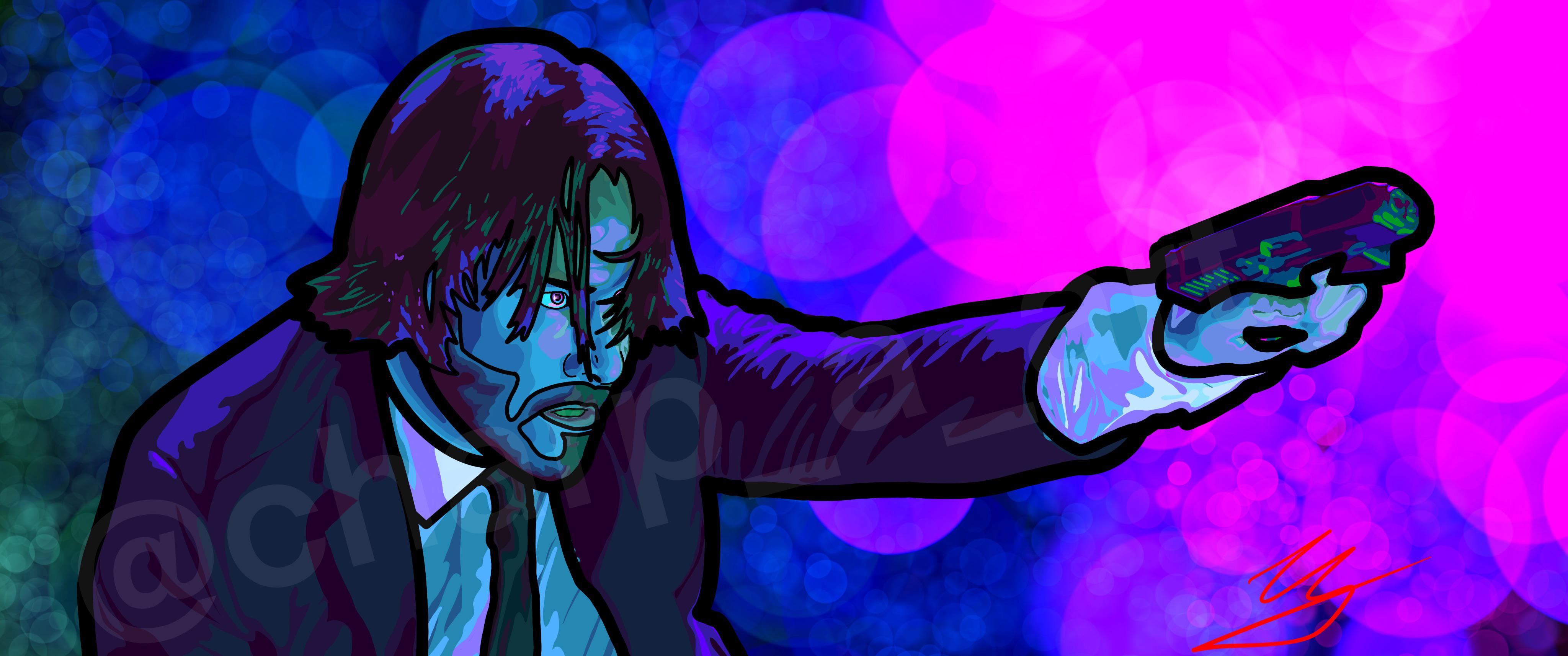 John Wick Chapter 1 - digital art 2019 | Scrolller