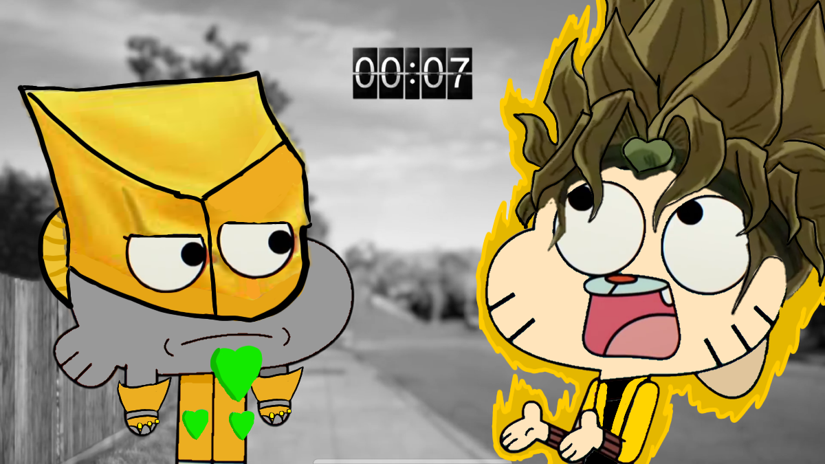 Discover more like Gumball: Jojo: Gumball Brando (Dio Brando) Stopped Time By: Me and Related ...