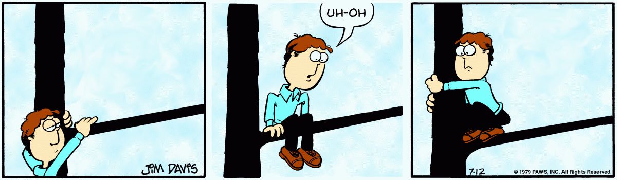 Jon gets stuck in a tree | Scrolller