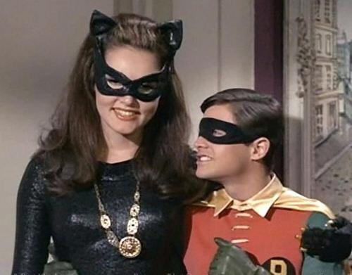 Julie Newmar and Burt Ward in ‘That Darn Catwoman’ | Scrolller