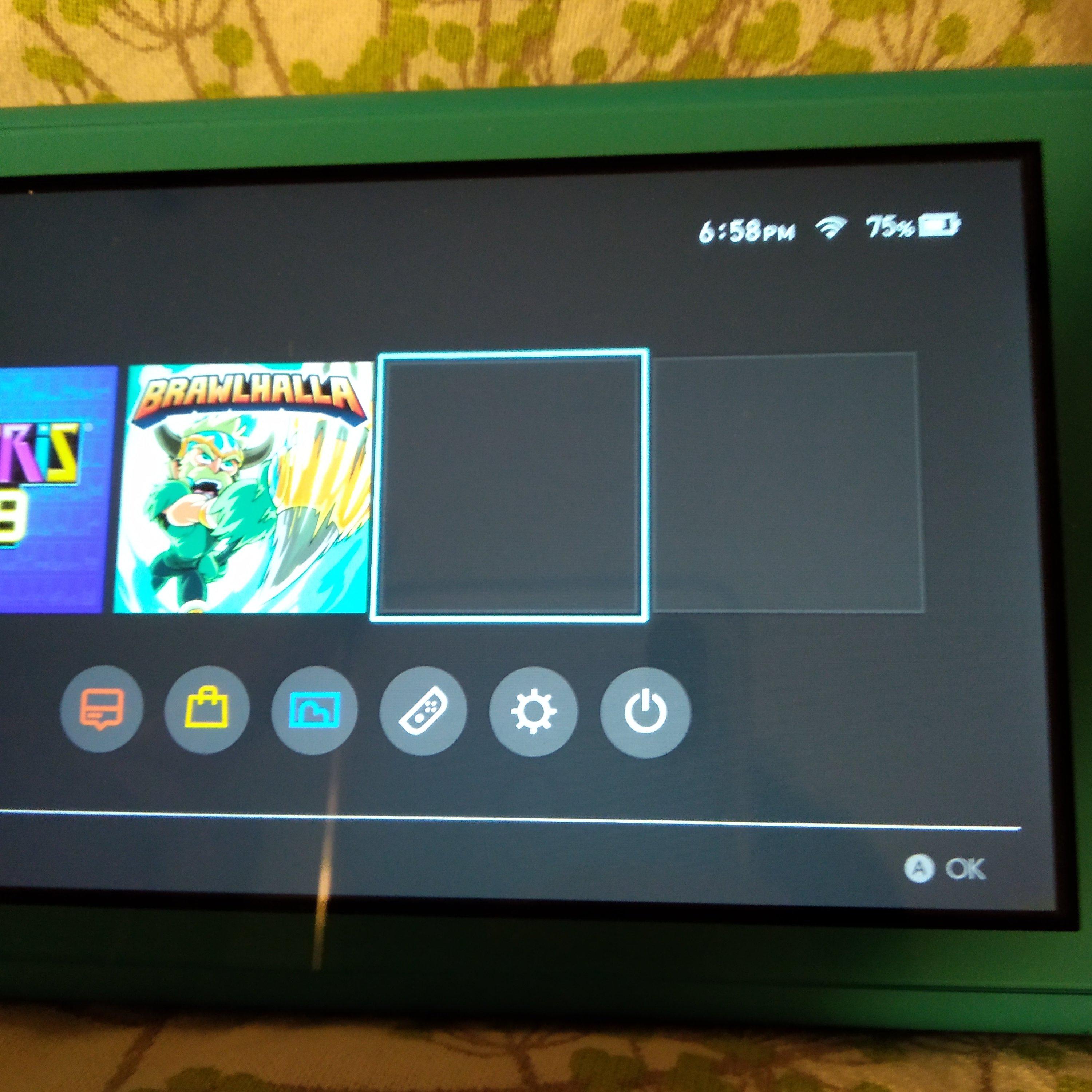 Just bought a switch yesterday I love it but does anyone know how to get rid of these blank game ...