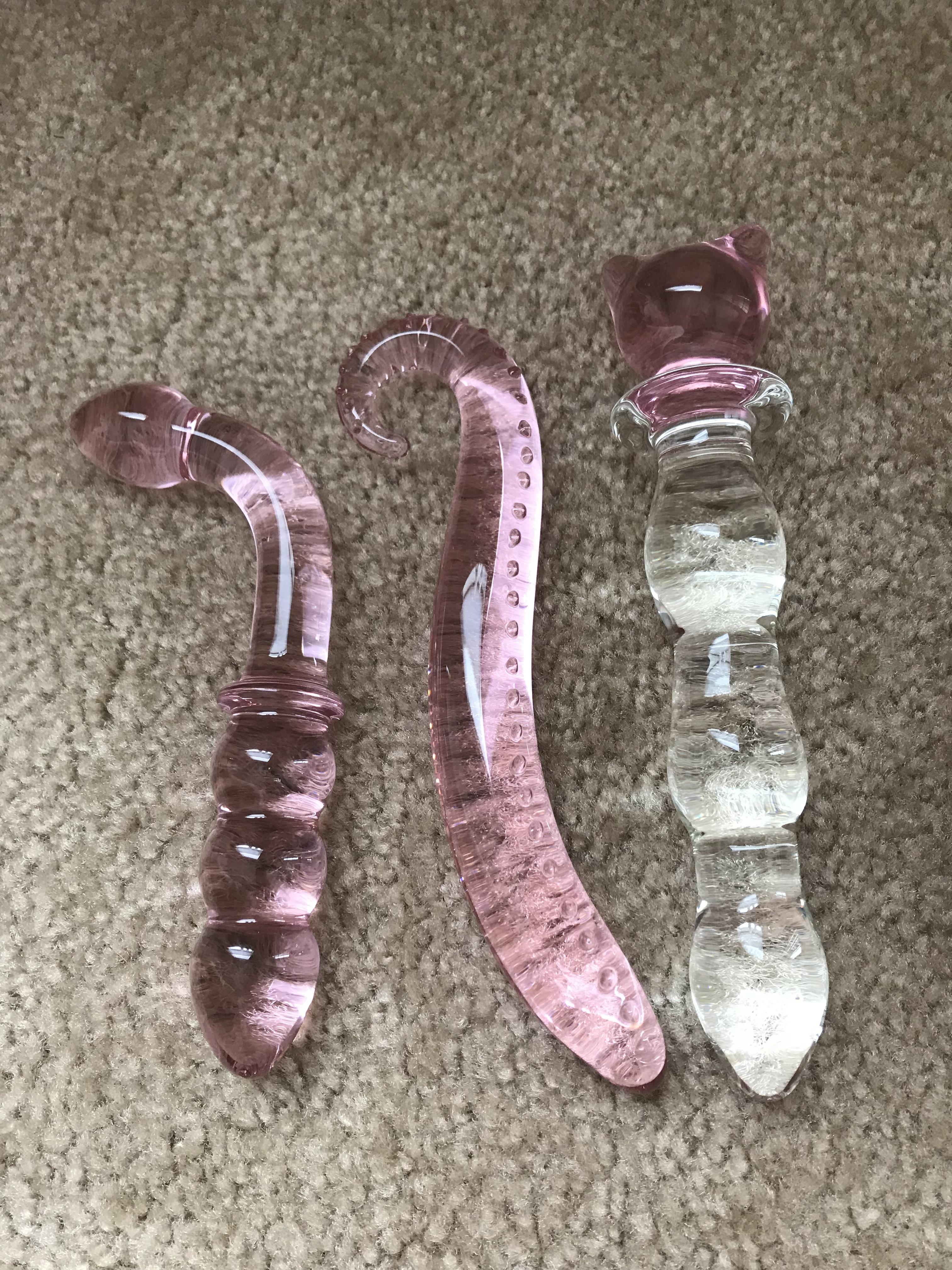 Just Filmed A New Video Using These Adorable Glass Dildos ☺️ Ill Post The Tomorrow Scrolller