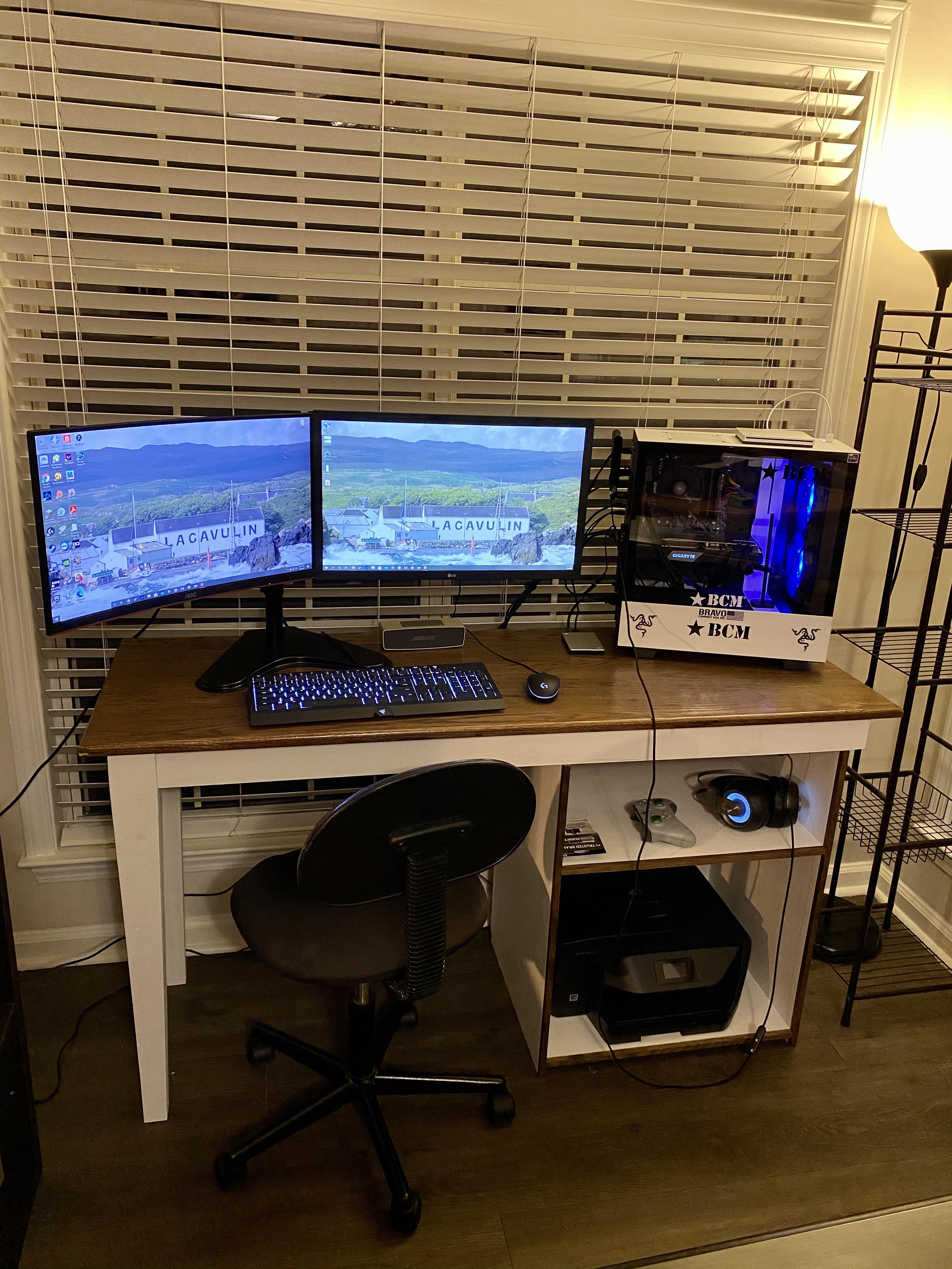 Just finished building my desk. | Scrolller