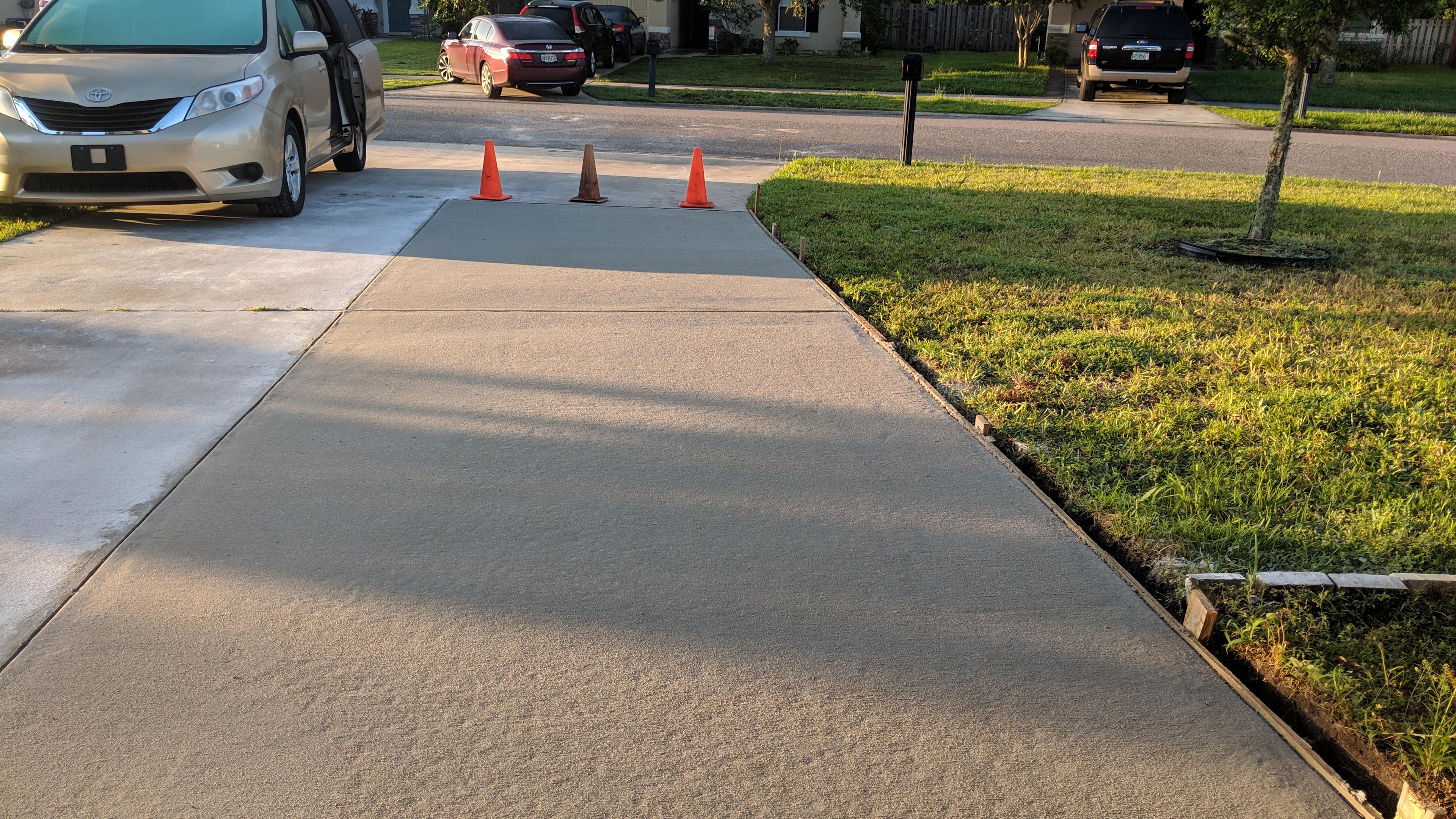 Just had this part of the driveway fixed. Any concerns that you see? | Scrolller