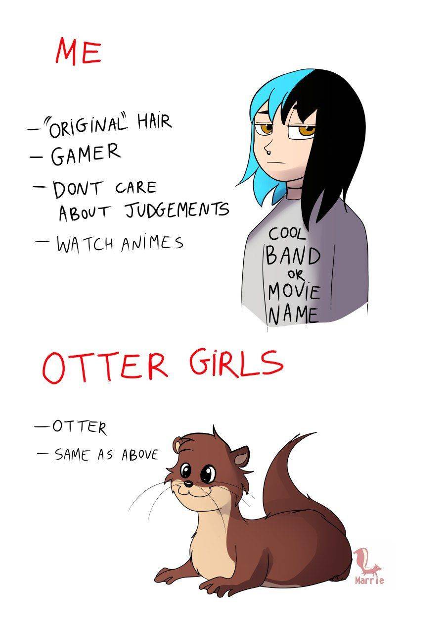 Just like the otter girls | Scrolller