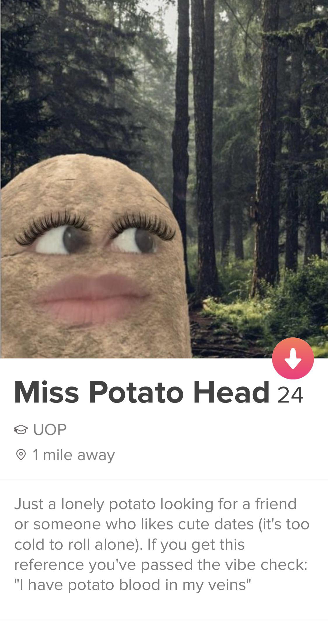 Just looking for her Mister Potato Head | Scrolller