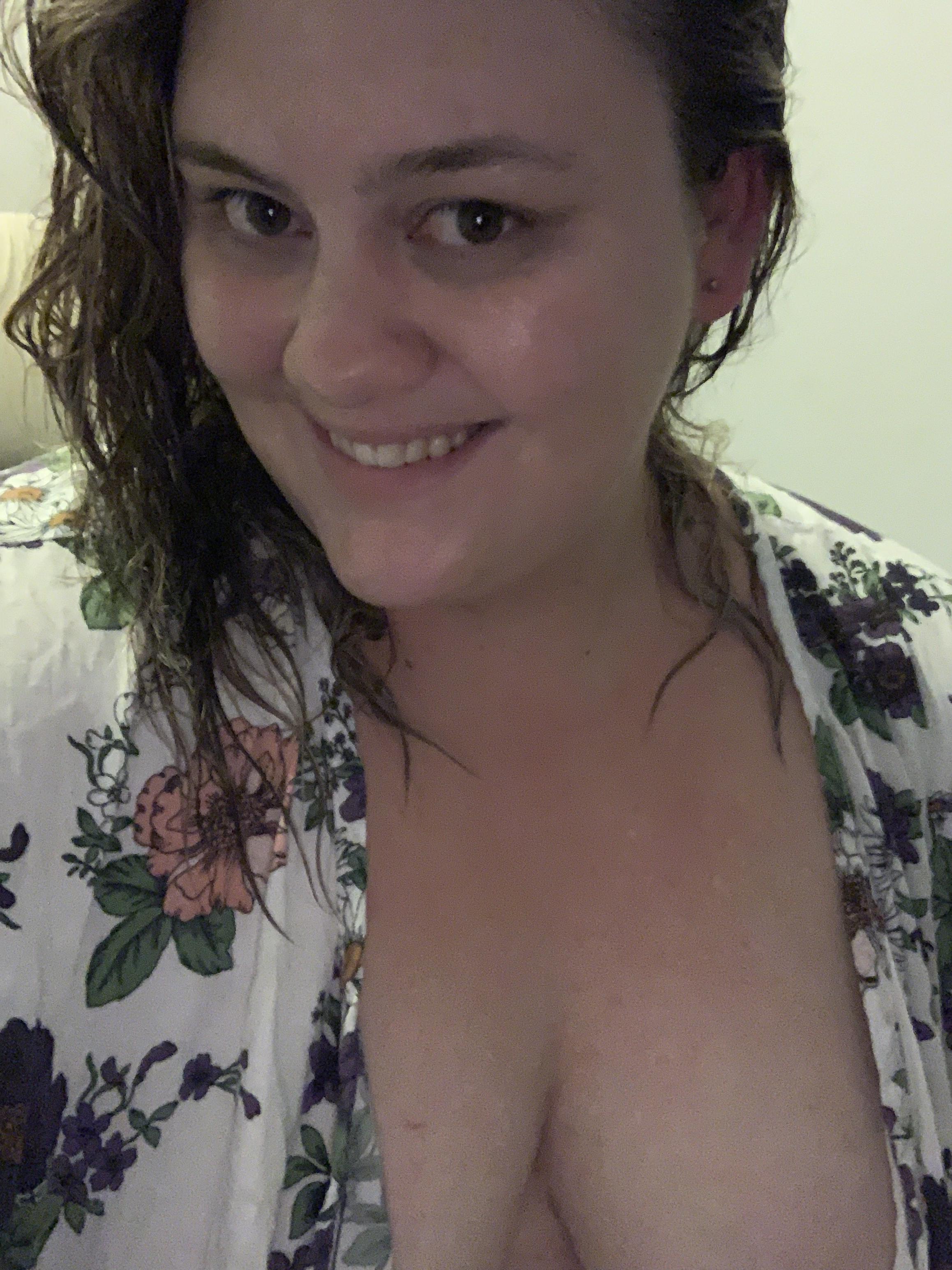 Just out of the shower, getting ready for the day.. hope everyone’s Friday is fantastic ...