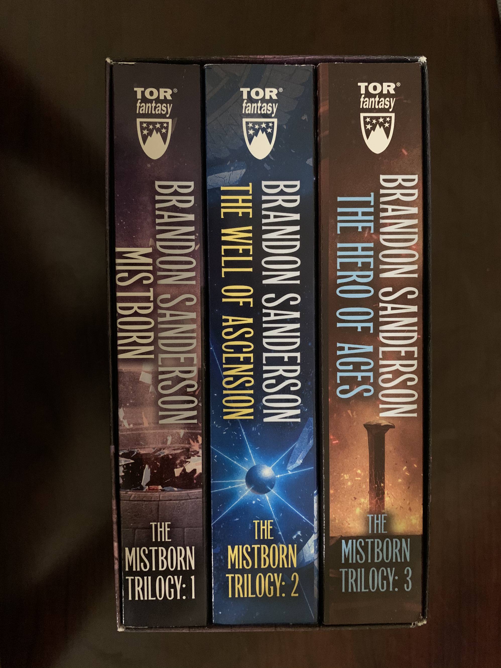 Just picked up the Mistborn boxed set. Excited to jump into Sanderson ...