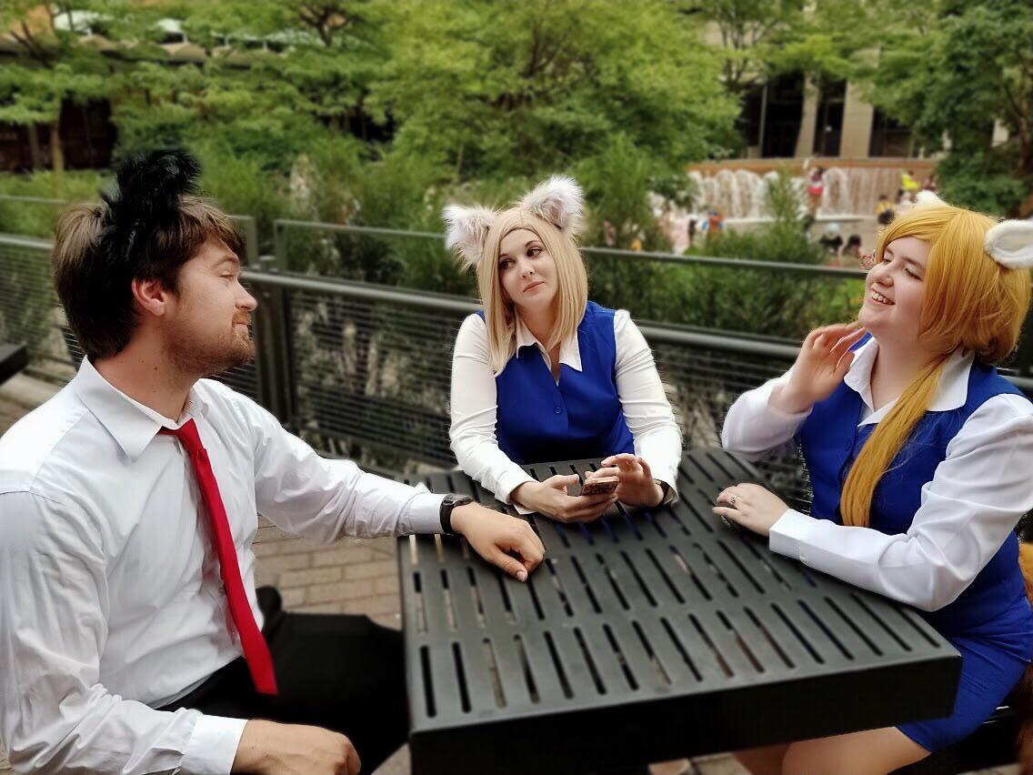 Just the gang hanging out on break! My first cosplay group in a long time! | Scrolller