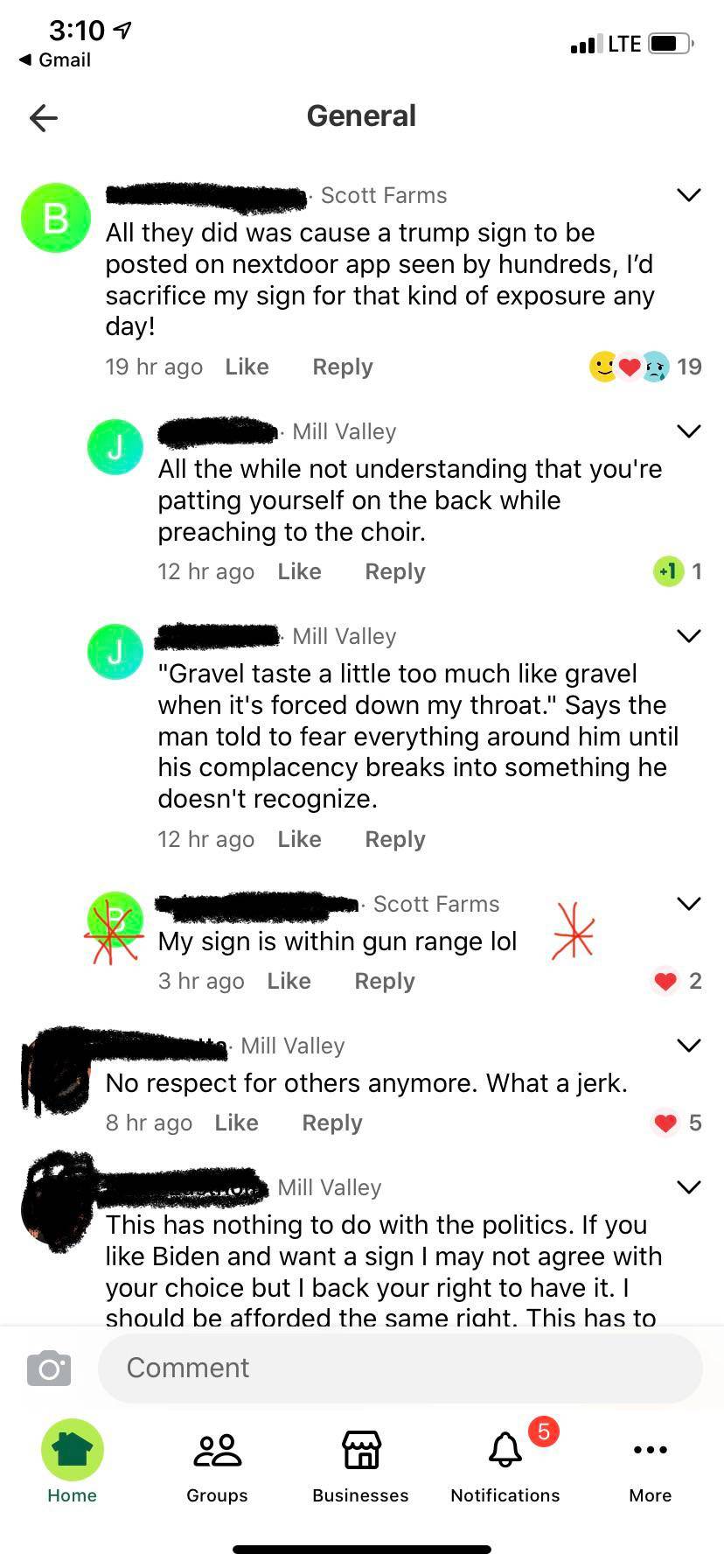 Just threatening a little gun violence... | Scrolller