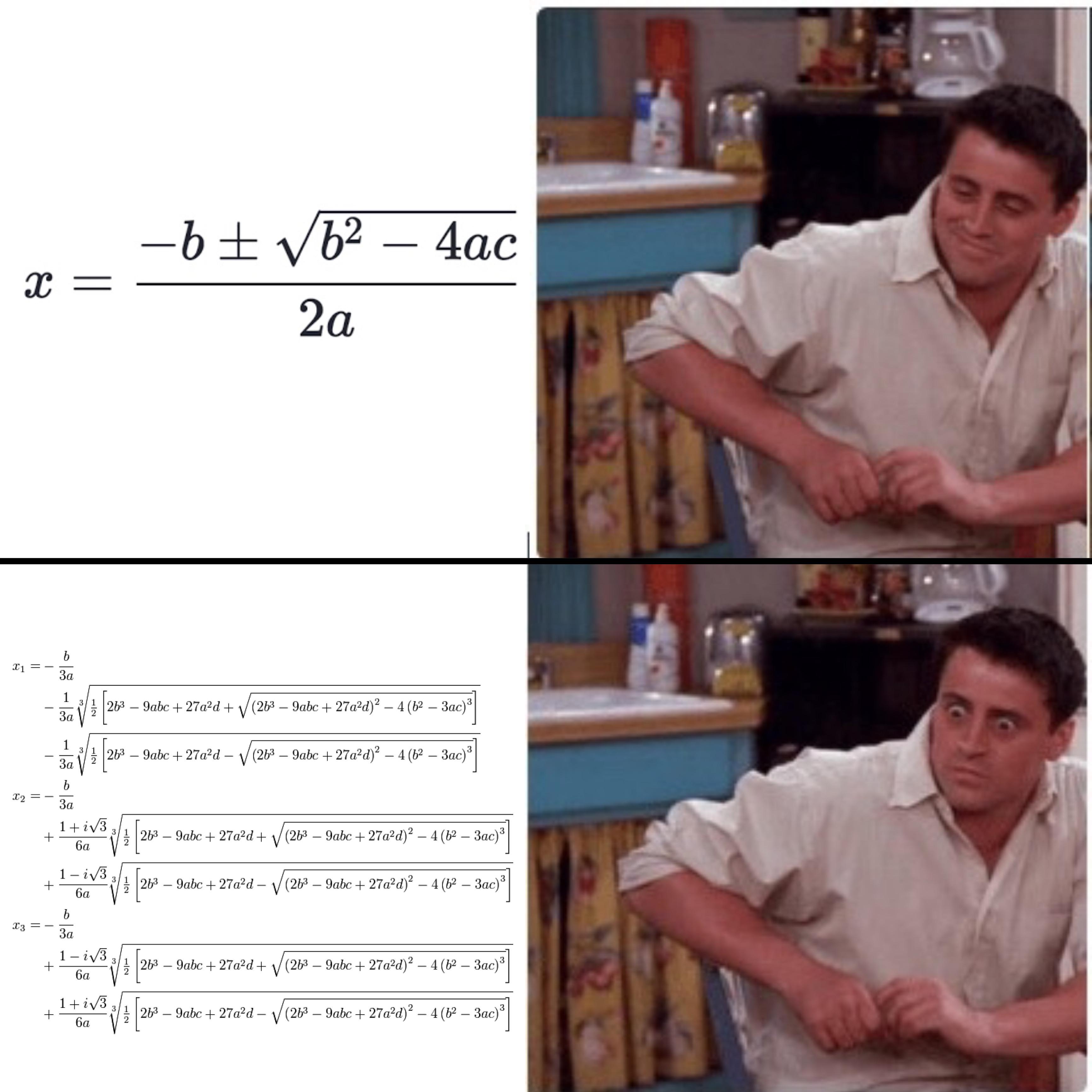 Just wait for the quartic formula | Scrolller