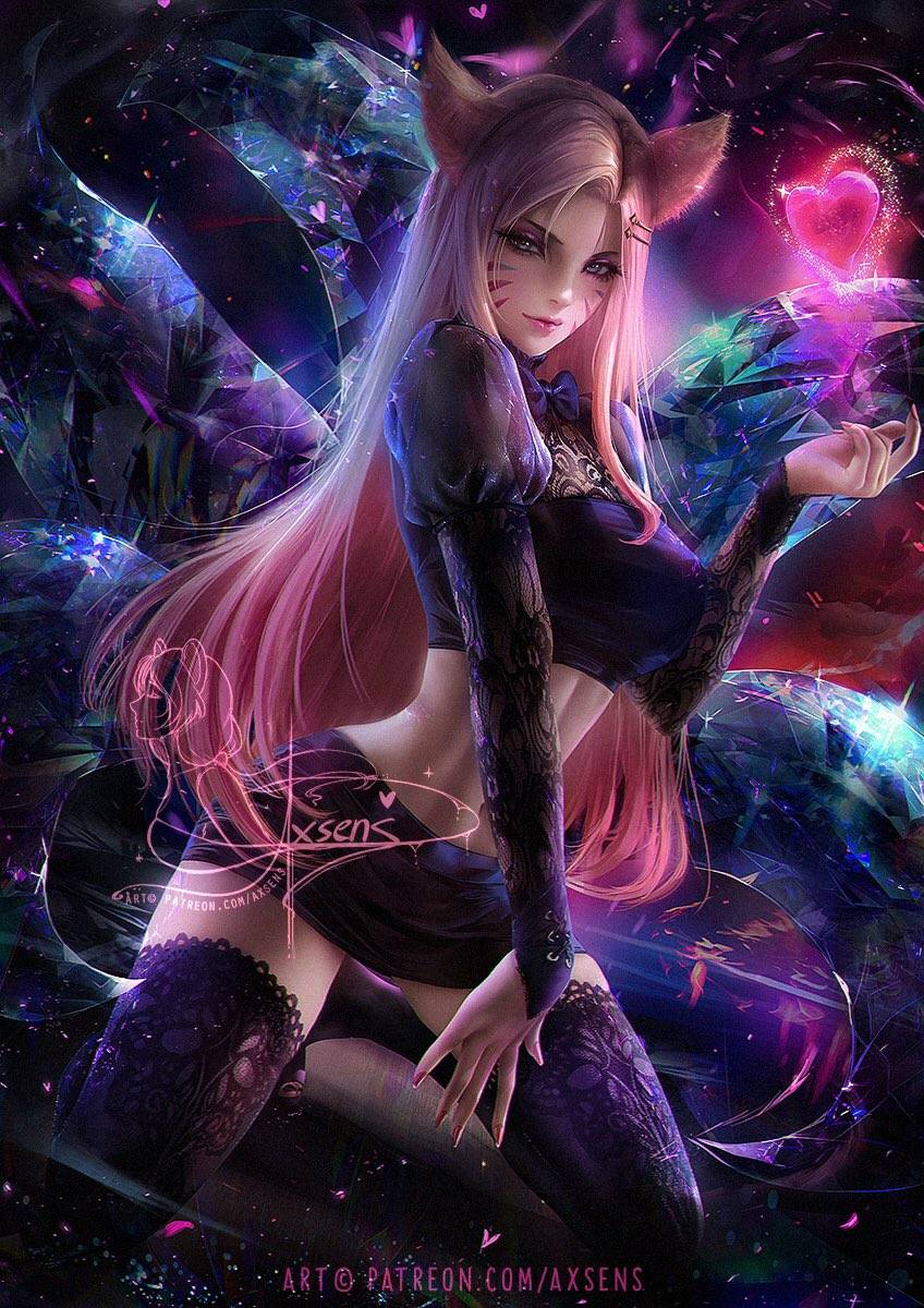 K/DA Ahri by Axsens | Scrolller