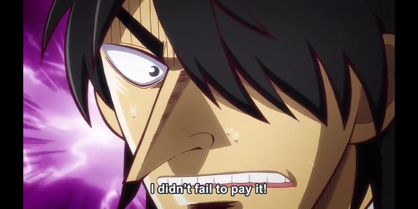 Kaiji reference in koyomimonogatari | Scrolller
