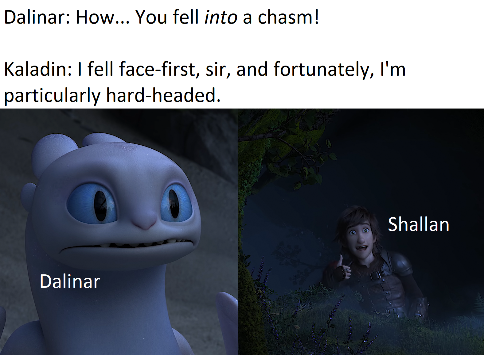 Kaladin picked up the sass | Scrolller