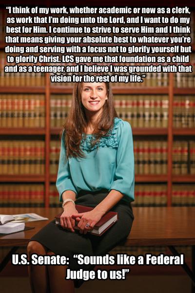Kathryn Kimball Mizelle Has A Lifetime Appointment To The Federal Bench