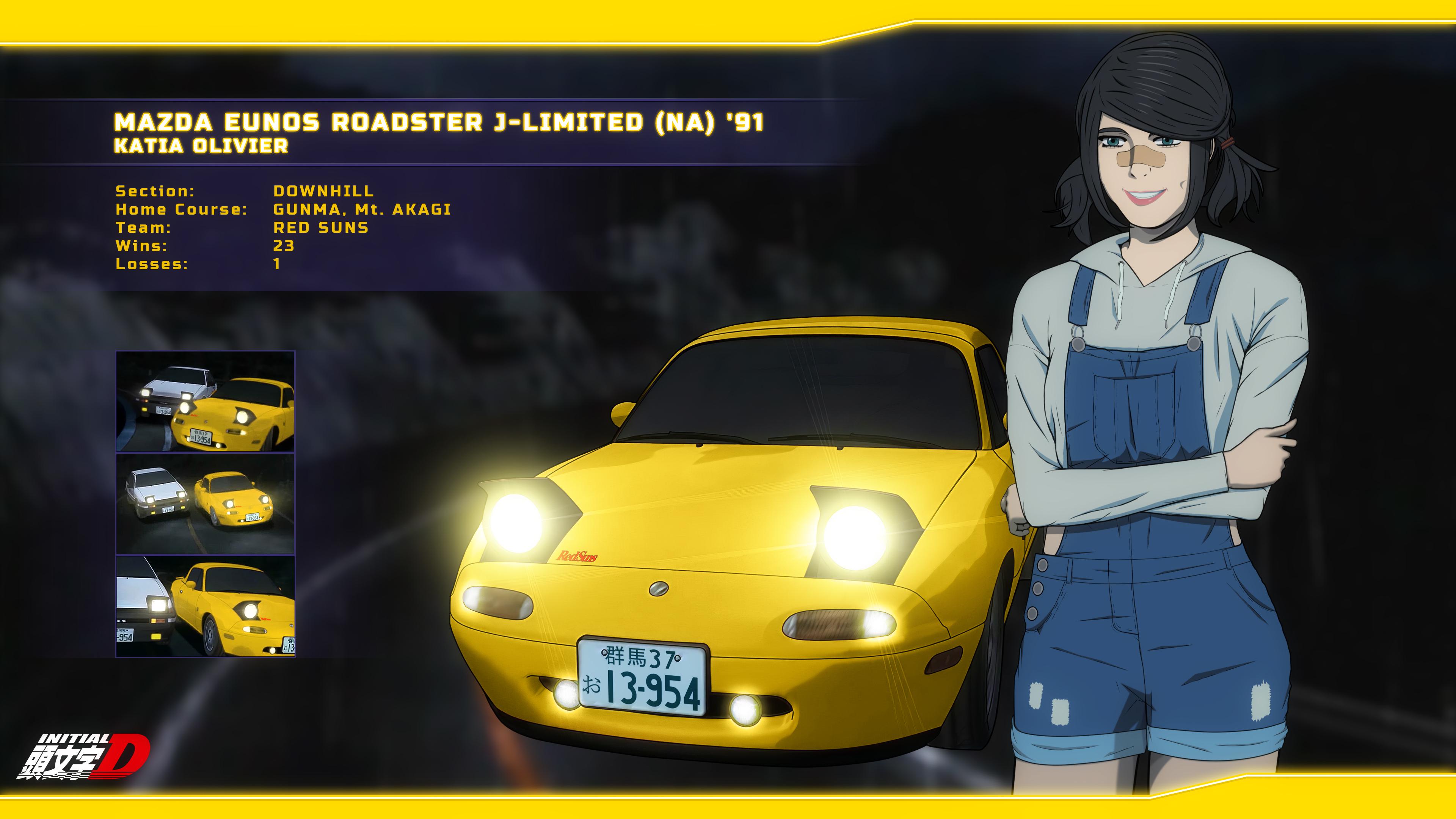 Katia in Initial D | Scrolller