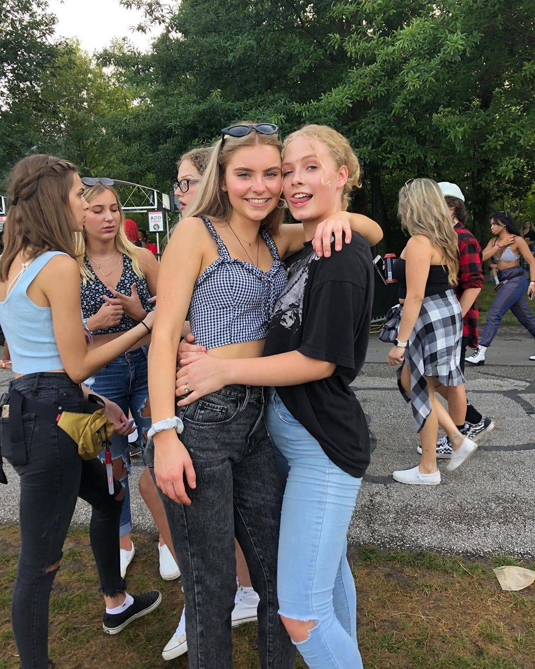 Katie sticking her tongue out and being cute | Scrolller