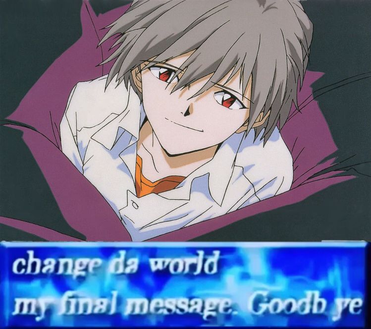 Kaworu's final message | Scrolller