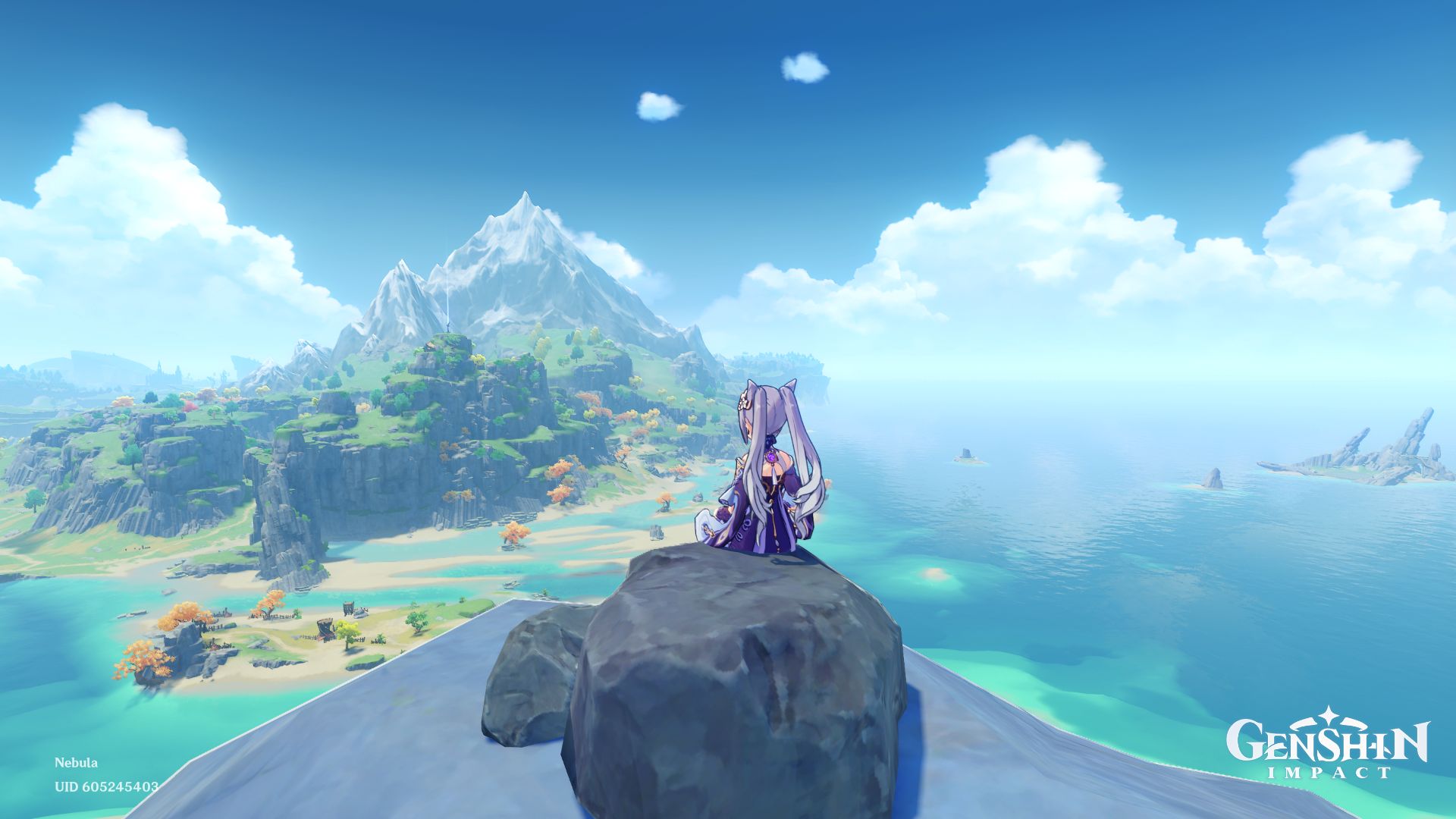 Keqing Overlooking Scenery | Scrolller