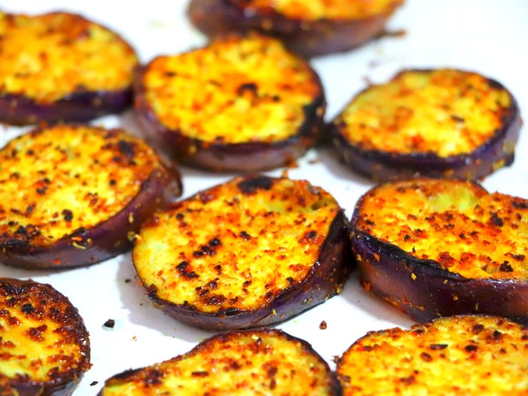 Keto Spicy Eggplant : Super Easy & Quick snacks (net carbs per serving ...