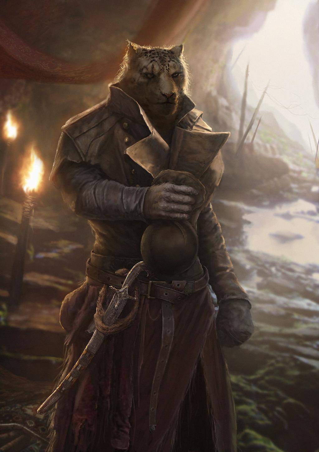 Khajiit Fan Art by Armiche Lora Sánchez | Scrolller