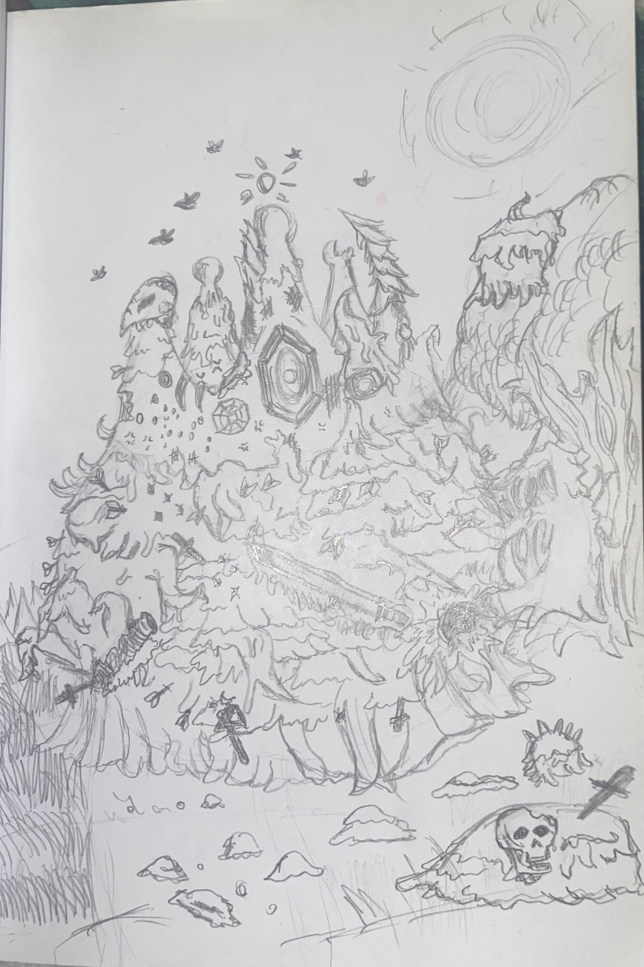 King Slime sketch | Scrolller