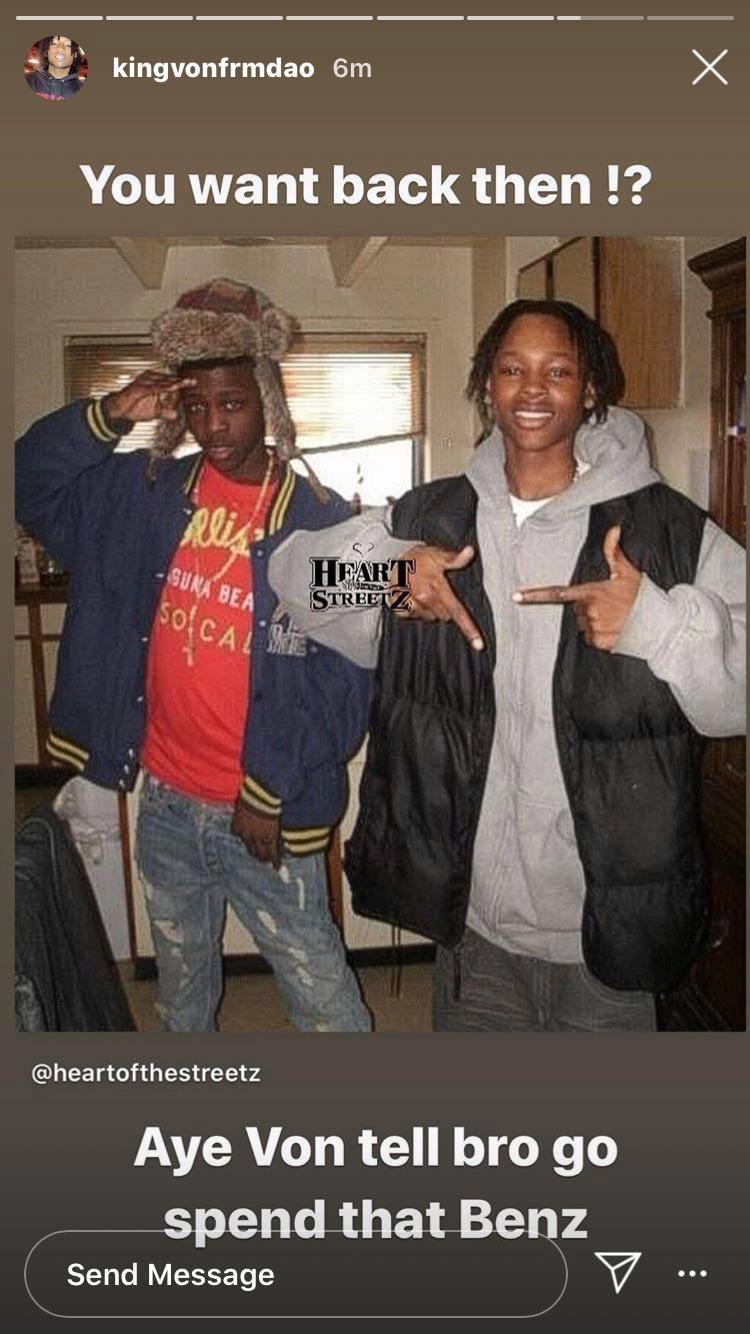 King von ig story of him in keef back in the days💯 | Scrolller