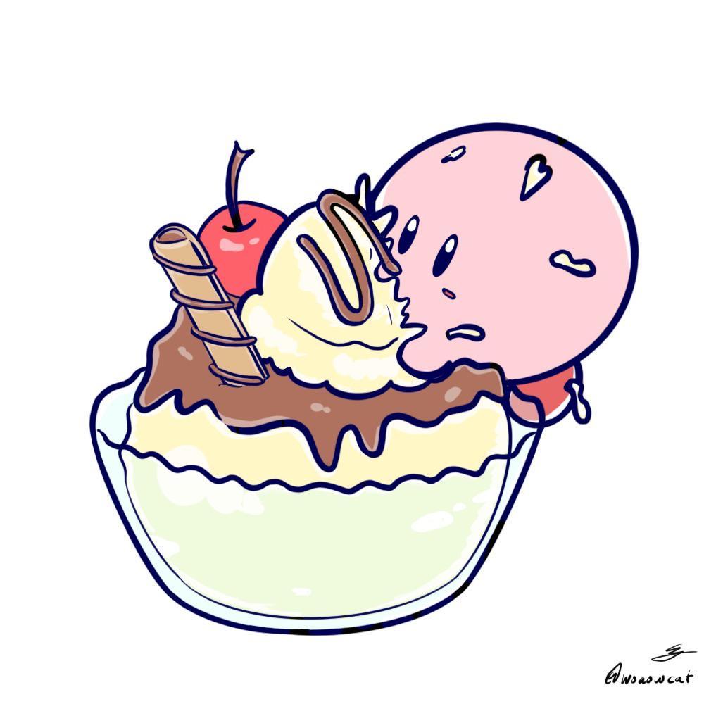 Kirby vs Sundae | Scrolller