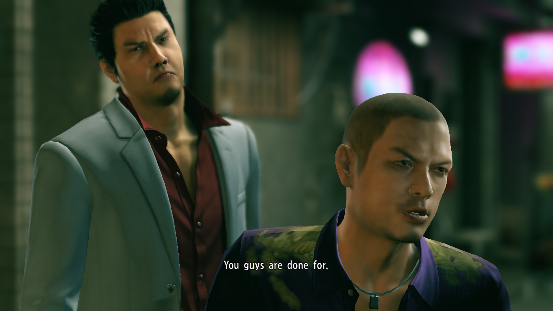 Kiryu and shinji but in a different font | Scrolller