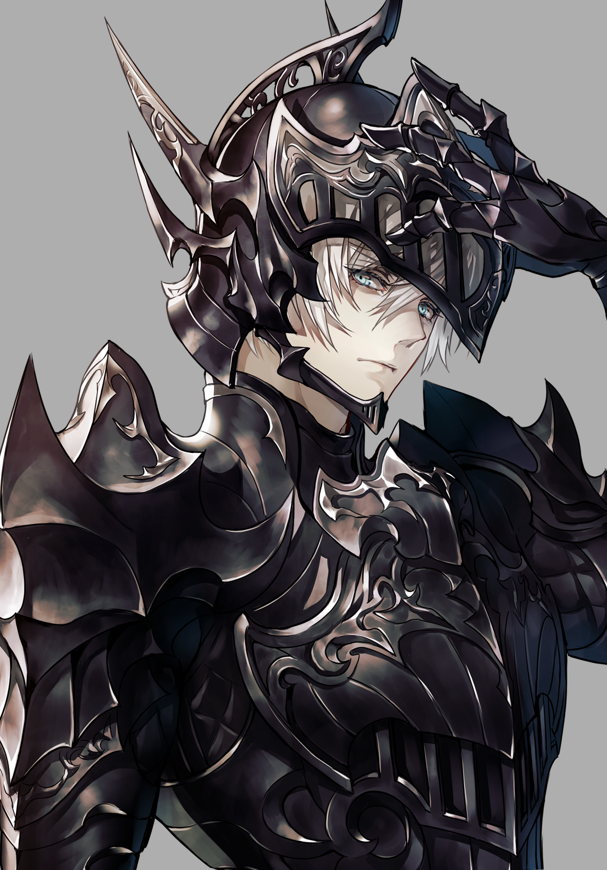 Knight in ebony armor [Original] | Scrolller