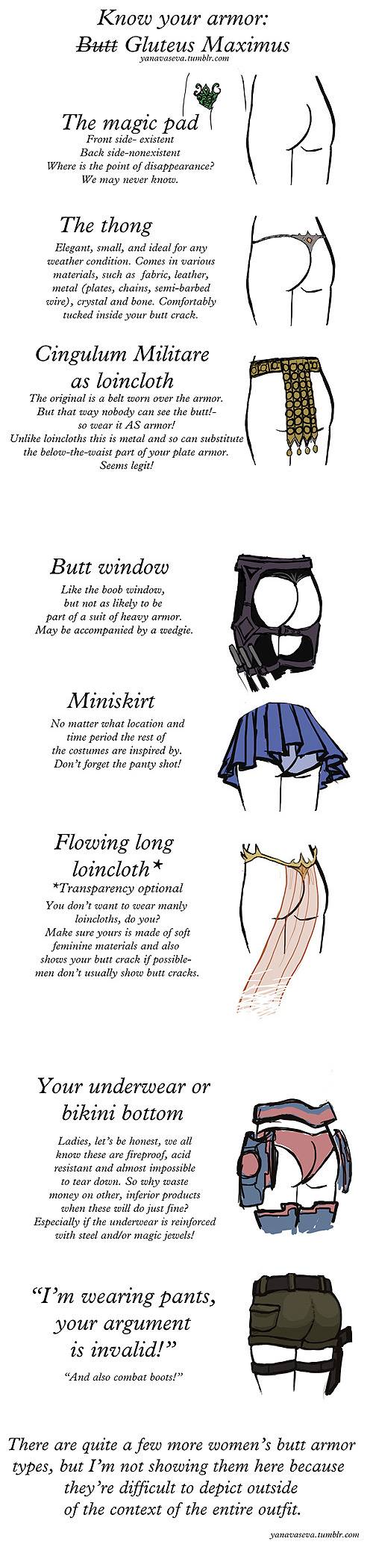 Know your butt armor [yanavaseva] | Scrolller
