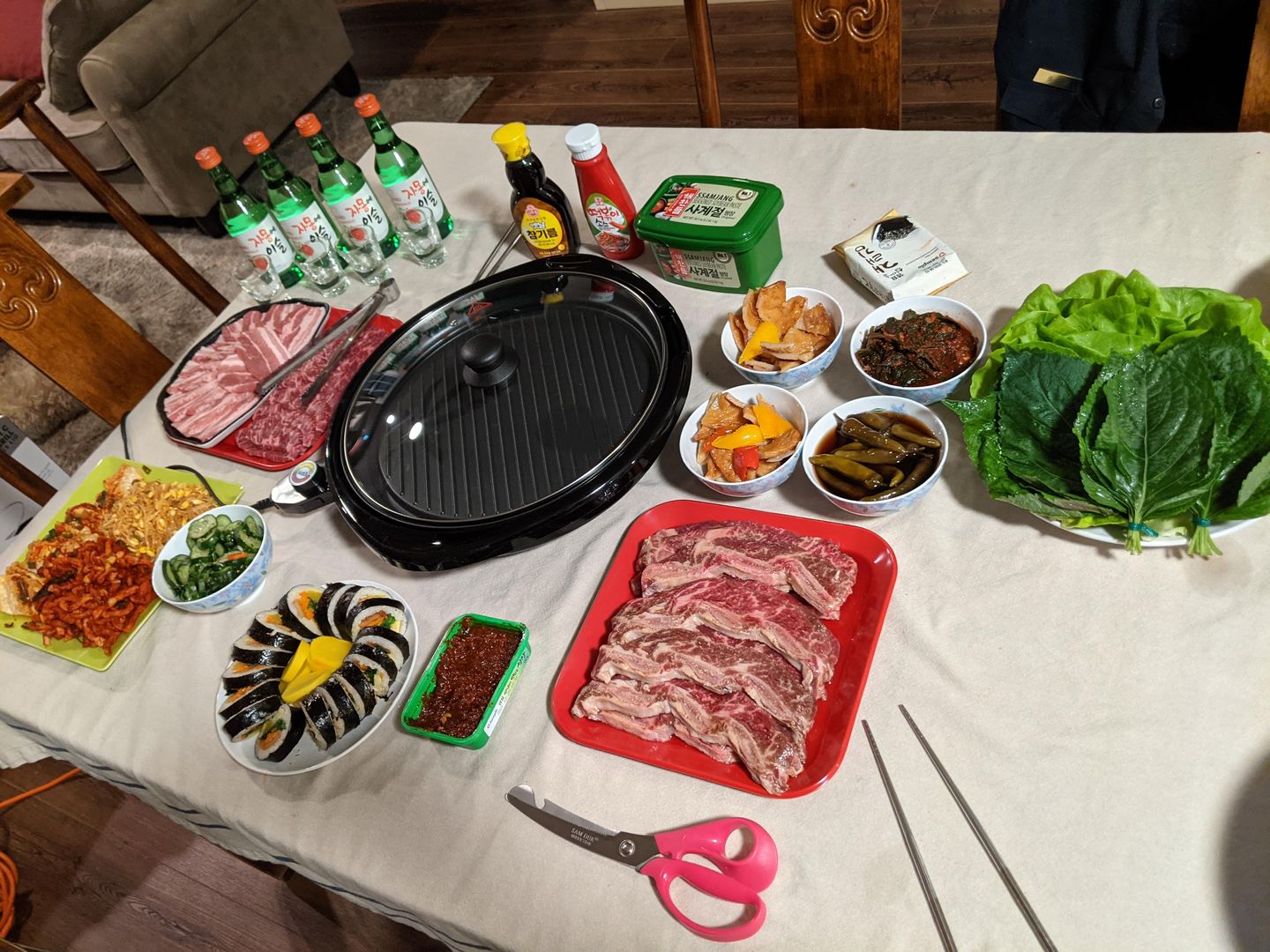 Korean BBQ at home. | Scrolller