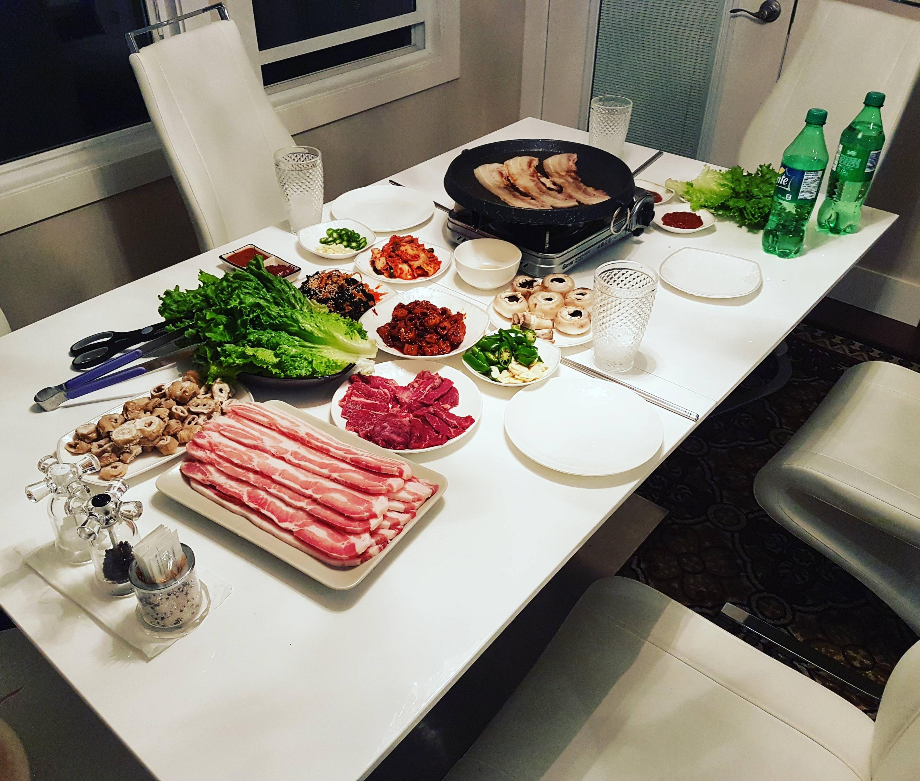 Korean BBQ for dinner. | Scrolller