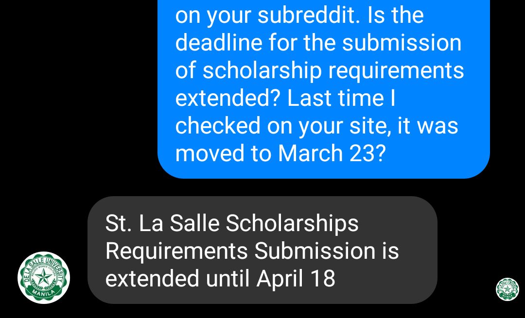 LA SALLE SCHOLARSHIP DEADLINE | Scrolller
