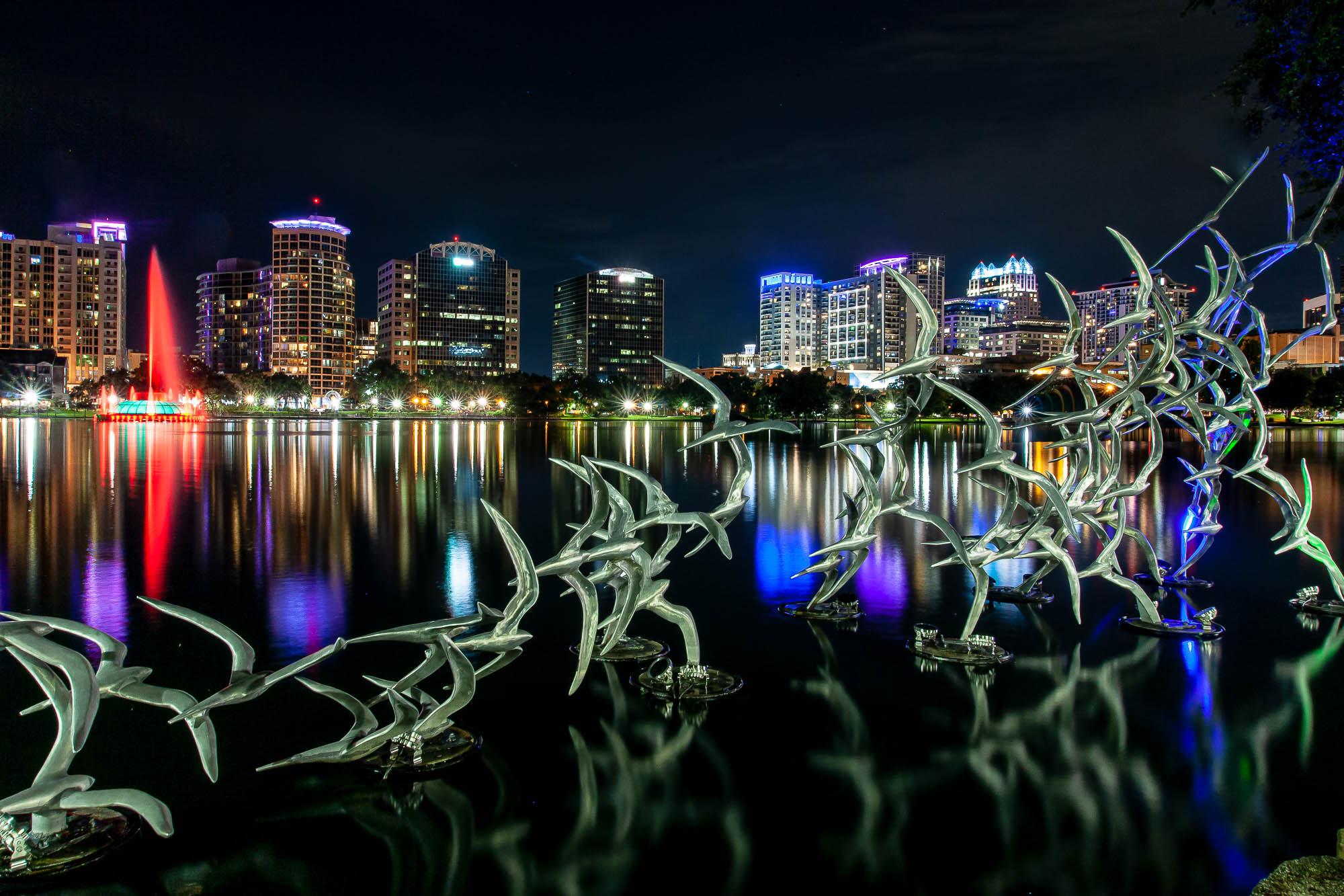 Lake Eola nightscape taken tonight! | Scrolller
