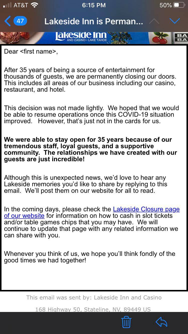 Lakeside will be missed. :( | Scrolller