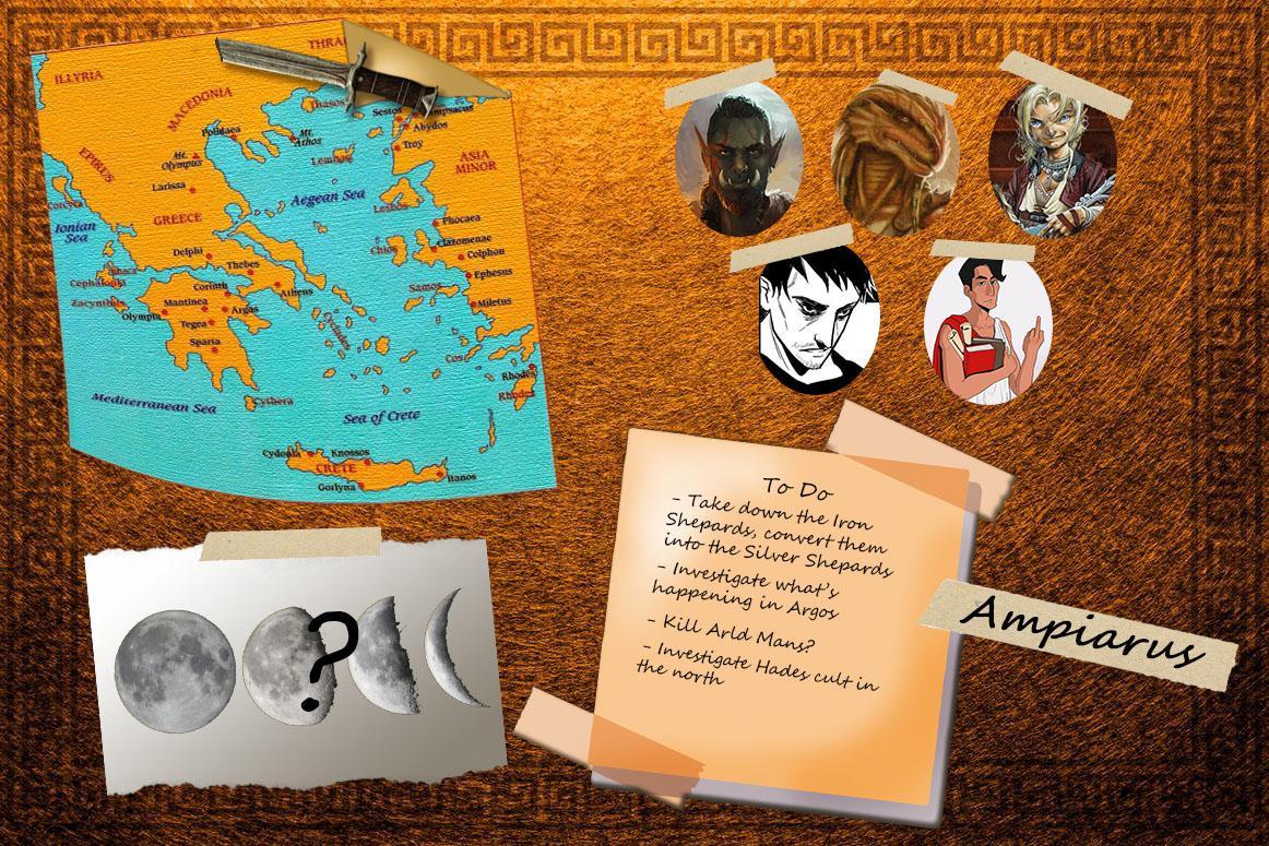 Landing Board for our Ancient Greek themed campaign! | Scrolller