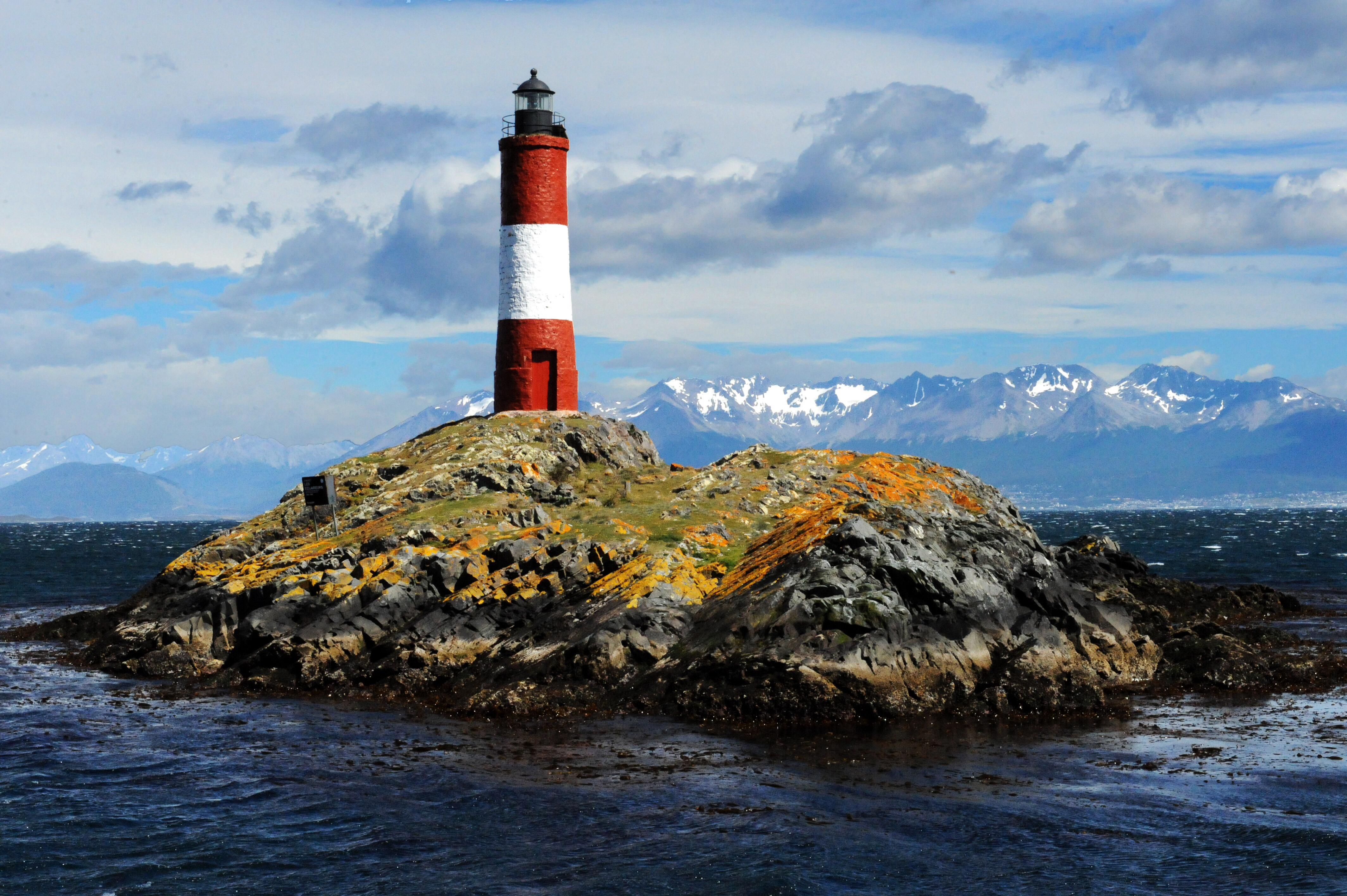 Las Eclaireurs Lighthouse in Tierra del Fuego Argentina | Scrolller