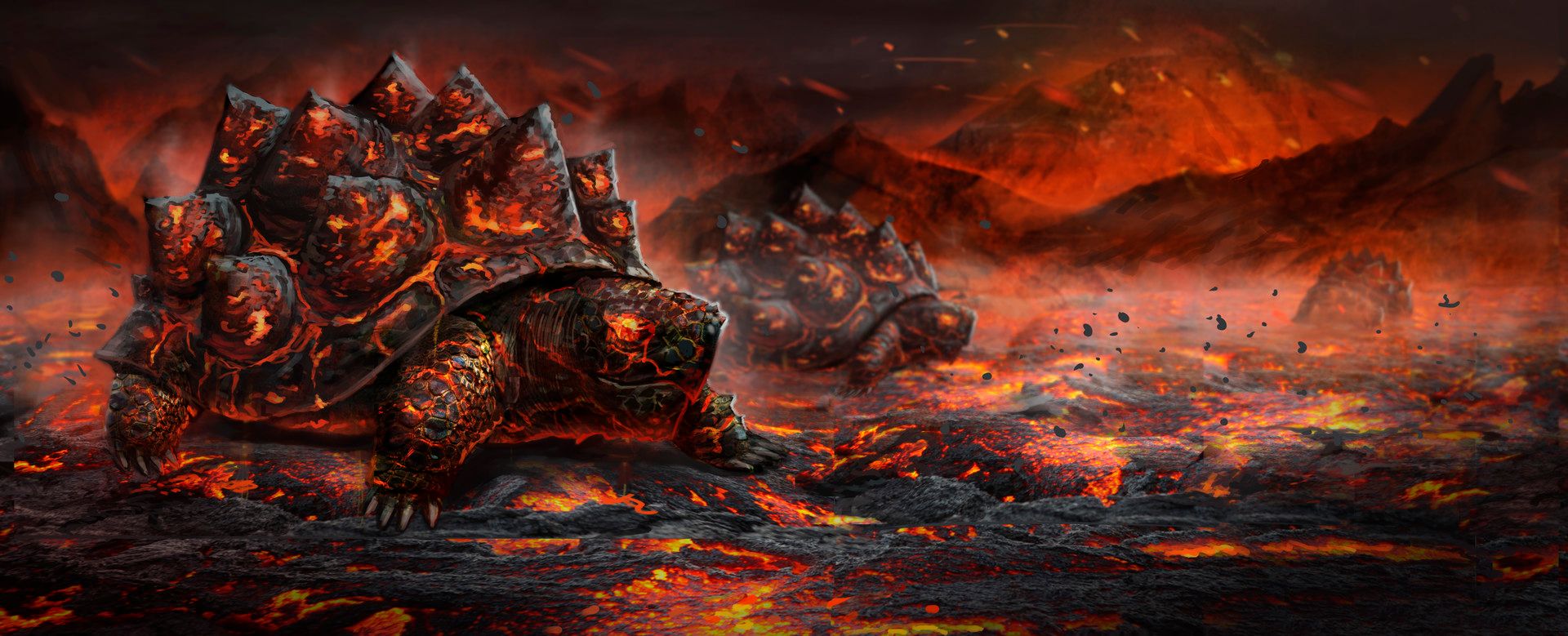 Lava turtle by eduardo suarez | Scrolller