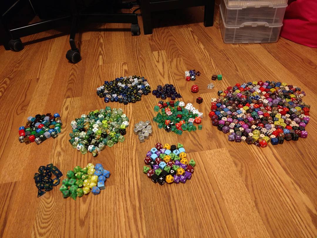 Laying my collection out. | Scrolller