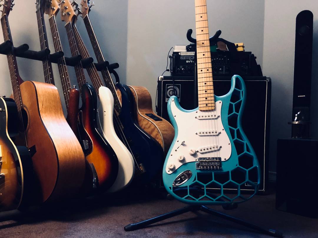 Left handed guitars tend to be more rare and expensive so I made my own Stratocaster guitar body ...