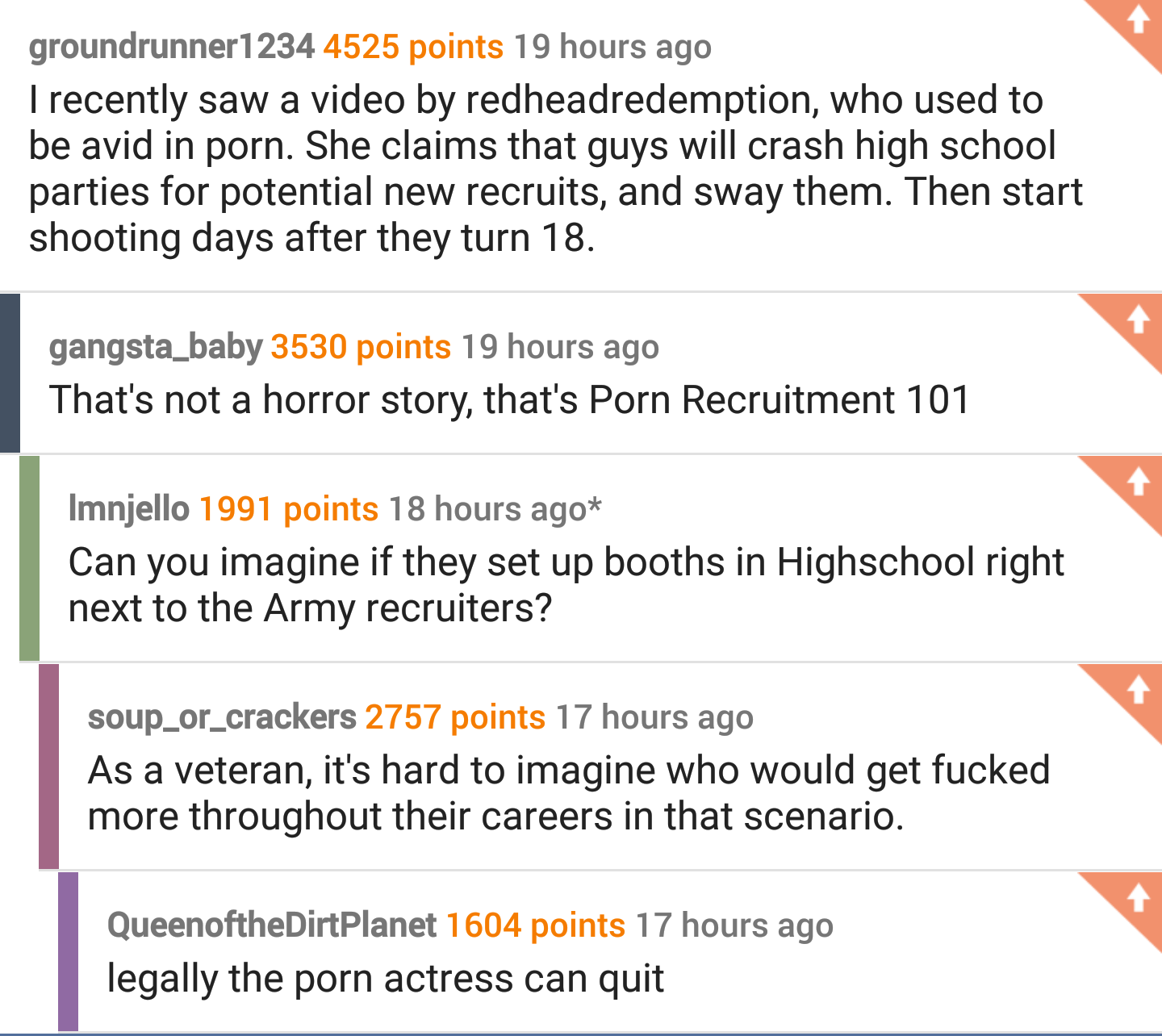 "legally the porn actress can quit" | Scrolller