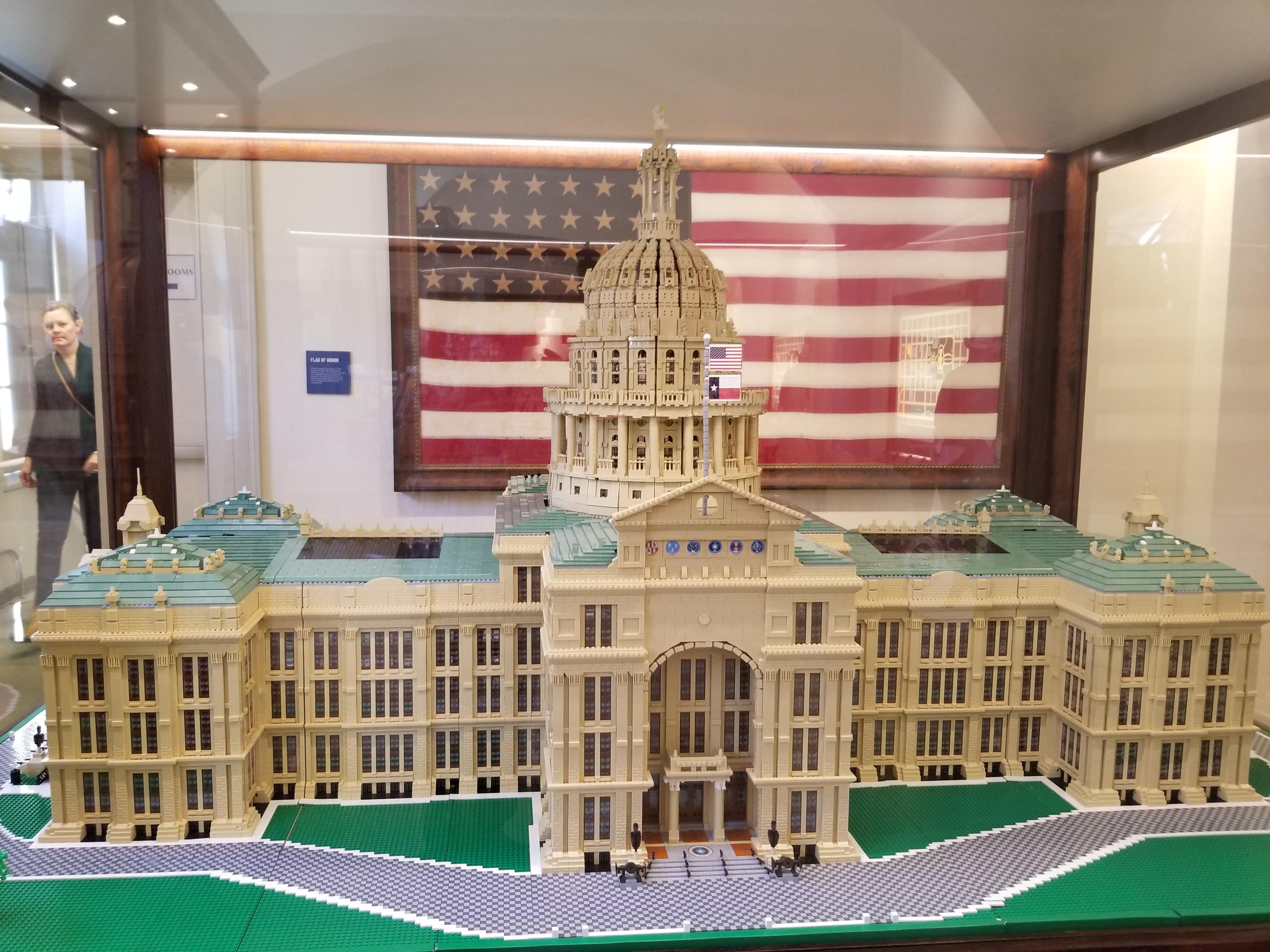 Lego capitol building on the capitol grounds | Scrolller