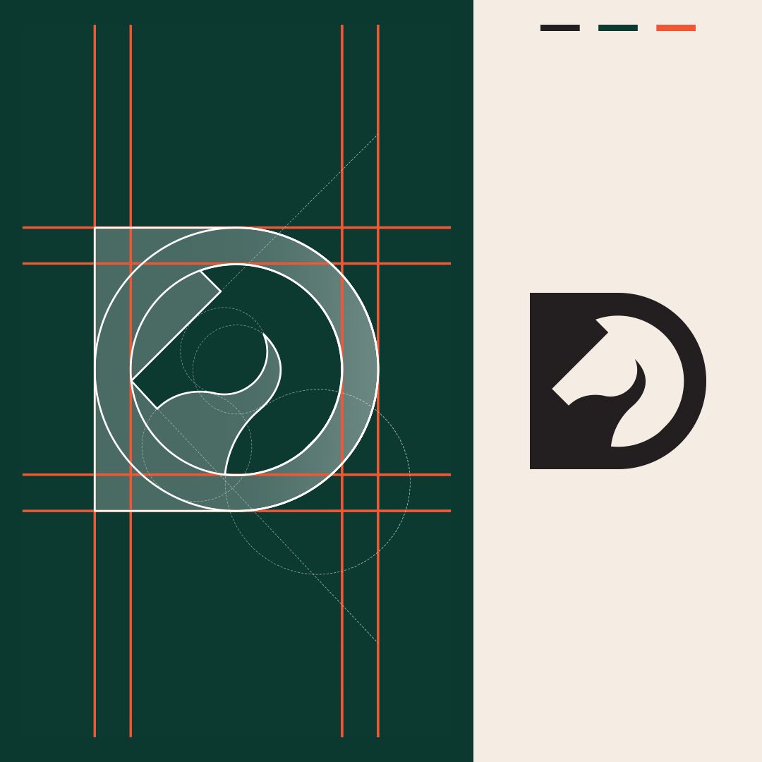 Letter D + Horse Logo Concept | Scrolller